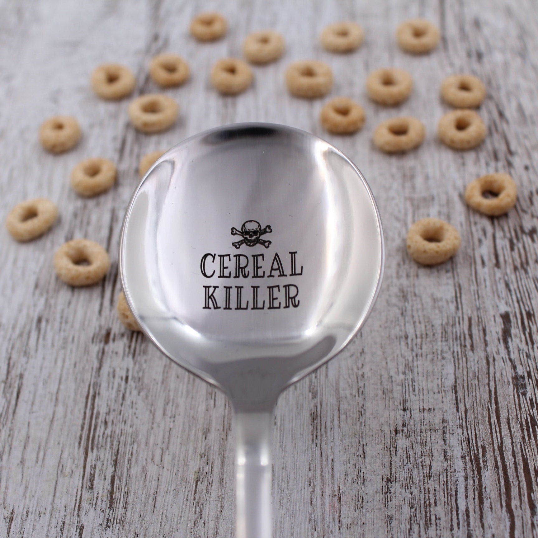 Cereal Killer Spoon ~ Cool Cereal Spoon, Skull Spoon, dad Cereal Gift ...